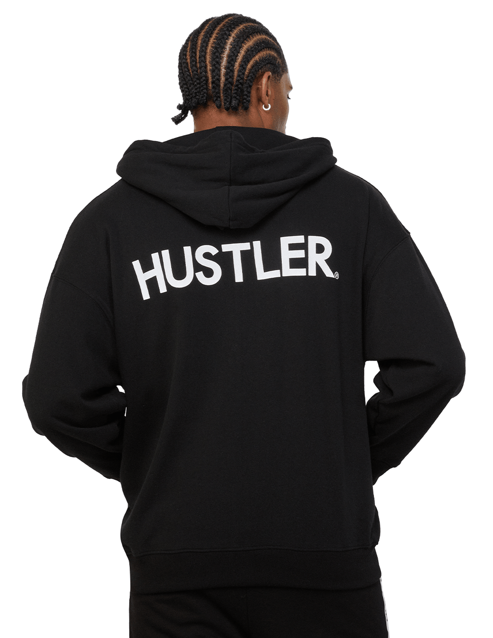 HUSTLER Classic Logo Zip Hoodie | Apparel Mens at Hustler Hollywood